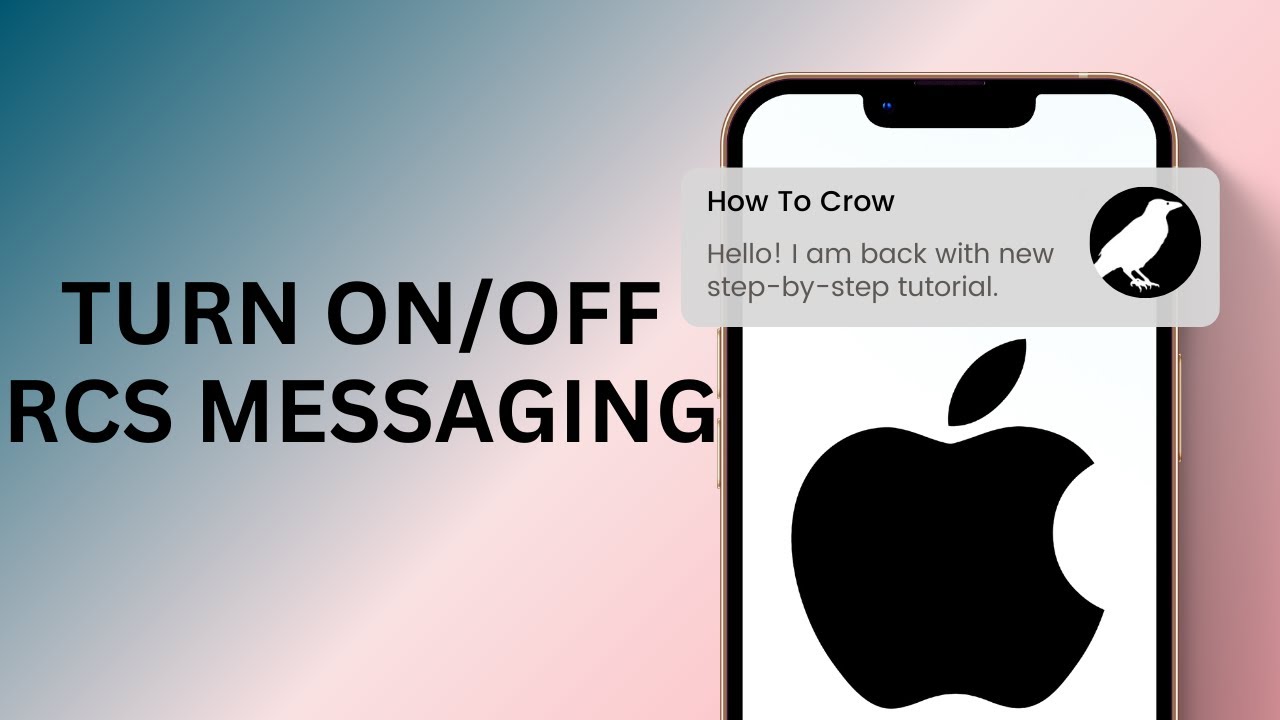 Turn ON/OFF RCS Messaging on iPhone | RCS Chat Settings - YouTube