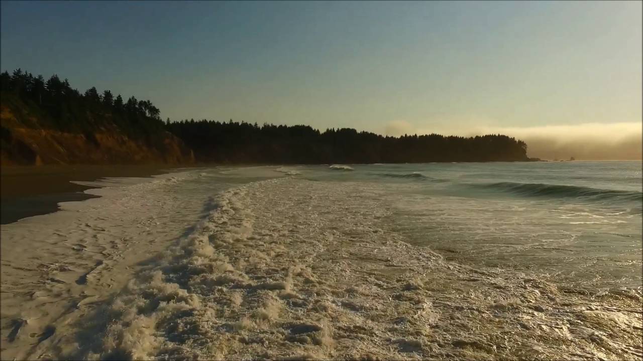 Agate Beach - Patrick's Point Relaxing Surf Footage - YouTube