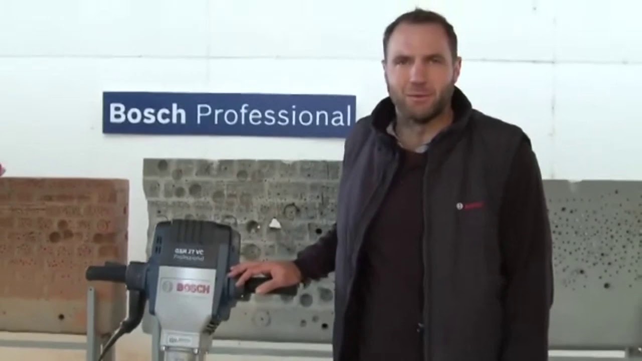 [보쉬] 브레이커 GSH 27 VC - YouTube