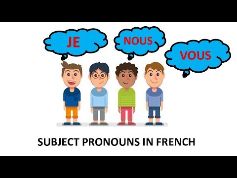 French Subject Pronouns for Beginners (Les Pronoms Sujets) - YouTube