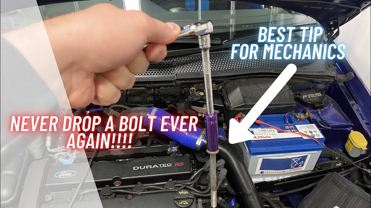 NEVER lose a bolt again whilst working on your car - Nice easy tip ...