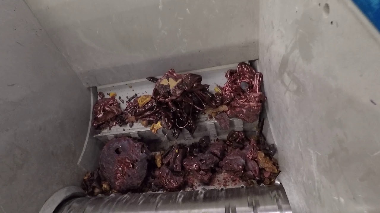 ZSS 1500 with 40mm Screen - Polystyrene Purge Lumps - YouTube