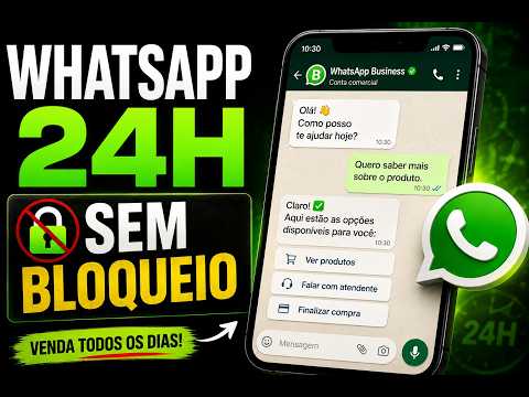Whatsapp sem Bloqueio | Como Automatizar o WhatsApp Business para atendimento automatico 2026