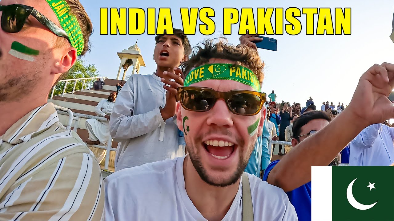 The World's Craziest Border Ceremony 🇵🇰 - YouTube