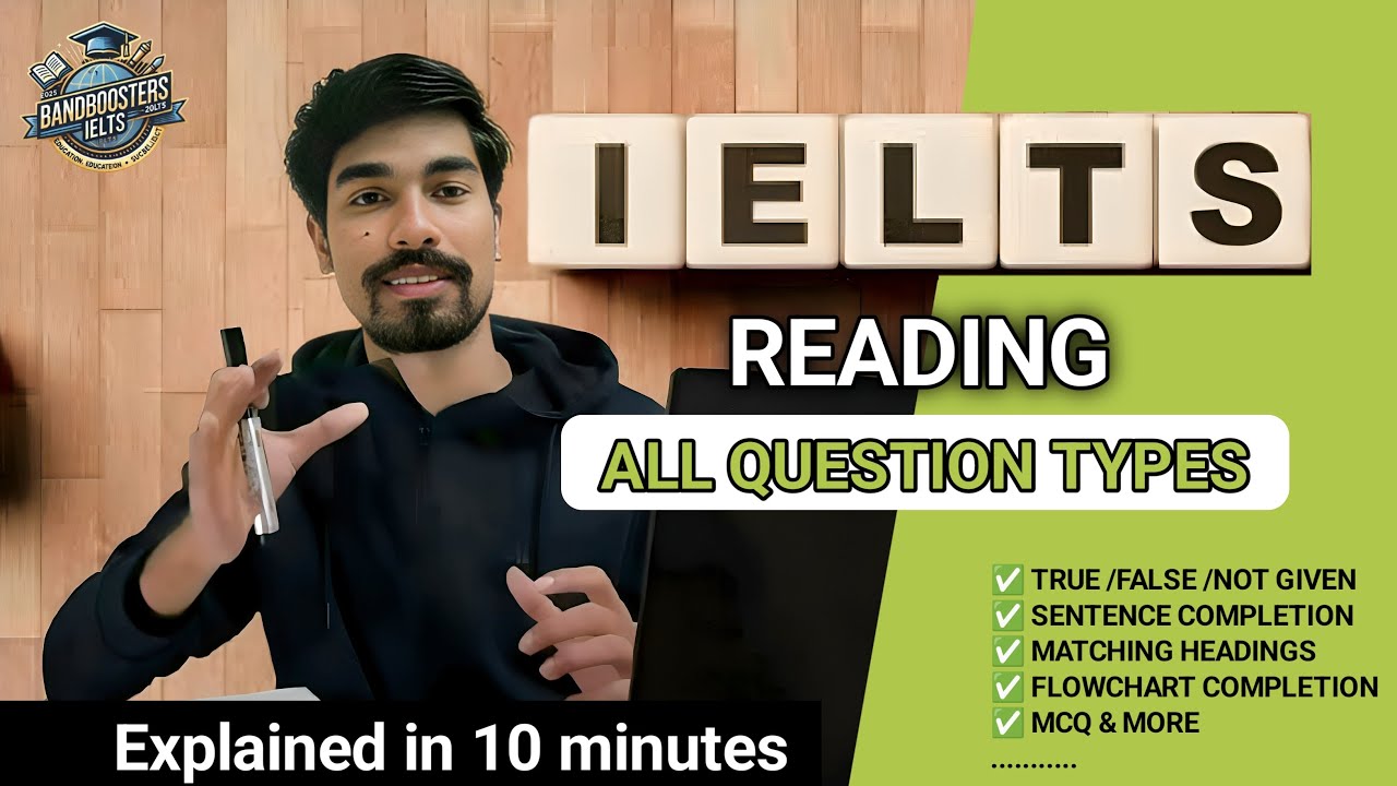 IELTS Reading Question Types explained | Tips and Tricks For Reading ...