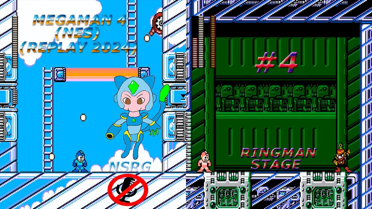 4-Megaman 4 (NES)(Ringman Stage)(Replay 2024) - YouTube