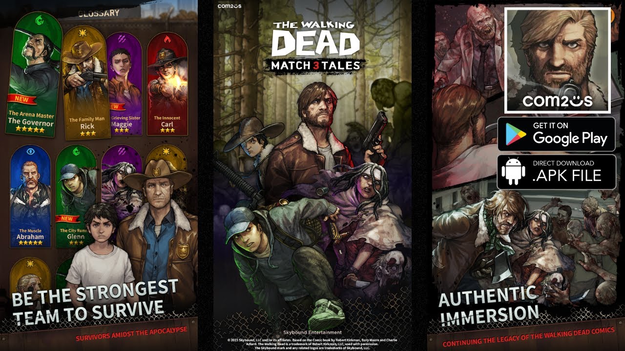 The Walking Dead Match 3 Tales Gameplay Android APK - YouTube
