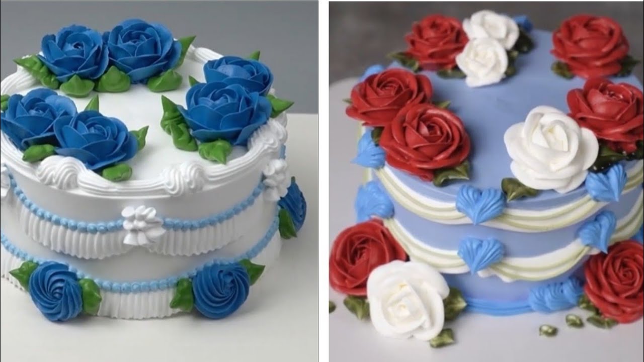 Top 3+ Beautiful Rose Cake DecoratingIdeas Like A Pro | Tasty Plus Cake ...