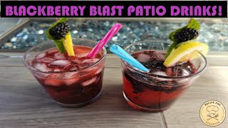 Blackberry Blast - Refreshing Whiskey Patio Drink Recipe