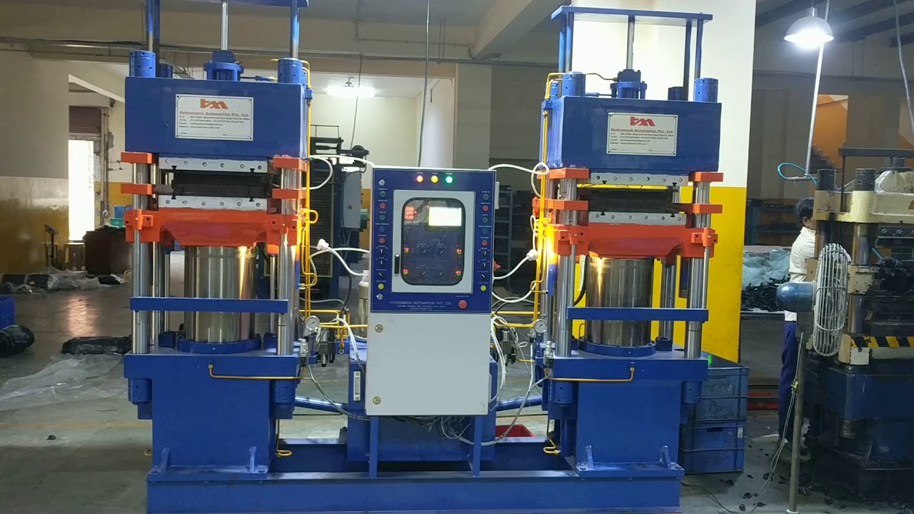 Rubber moulding Machine 200 Ton (9313777401) - YouTube