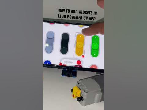 Adding Widgets .. LEGO Powered Up App - YouTube
