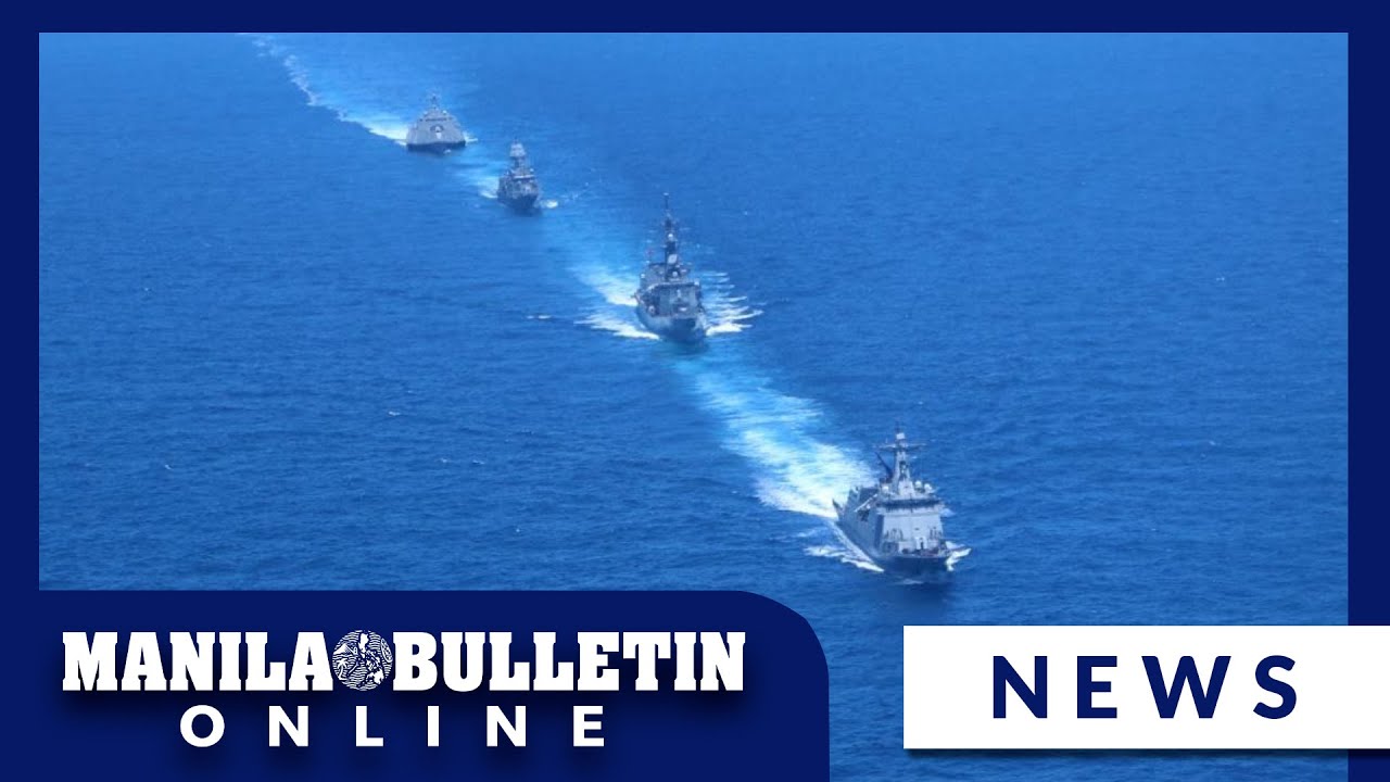 Philippines hold joint naval drills with Australia, Japan, United ...