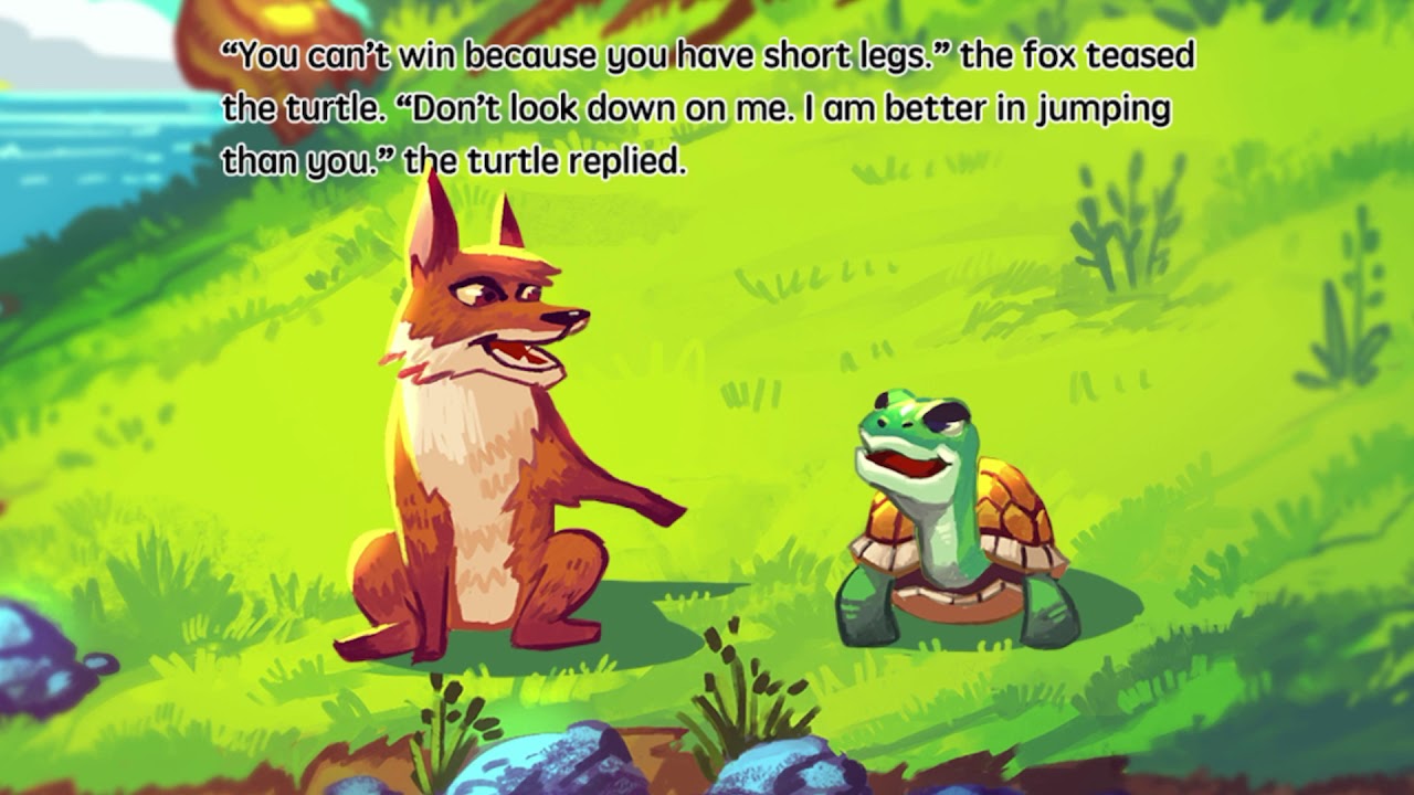 The Story of Fox And Turtle-Fairy tale English - YouTube