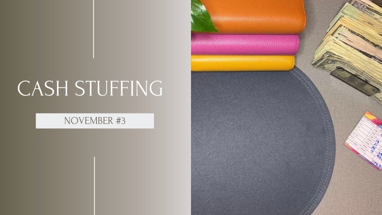 Cash Stuffing Wallet & Sinking Funds - November # 3 - YouTube