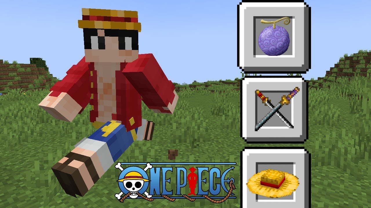 O MELHOR mod de ONE PIECE no minecraft - (Mine Mine no Mi) - YouTube