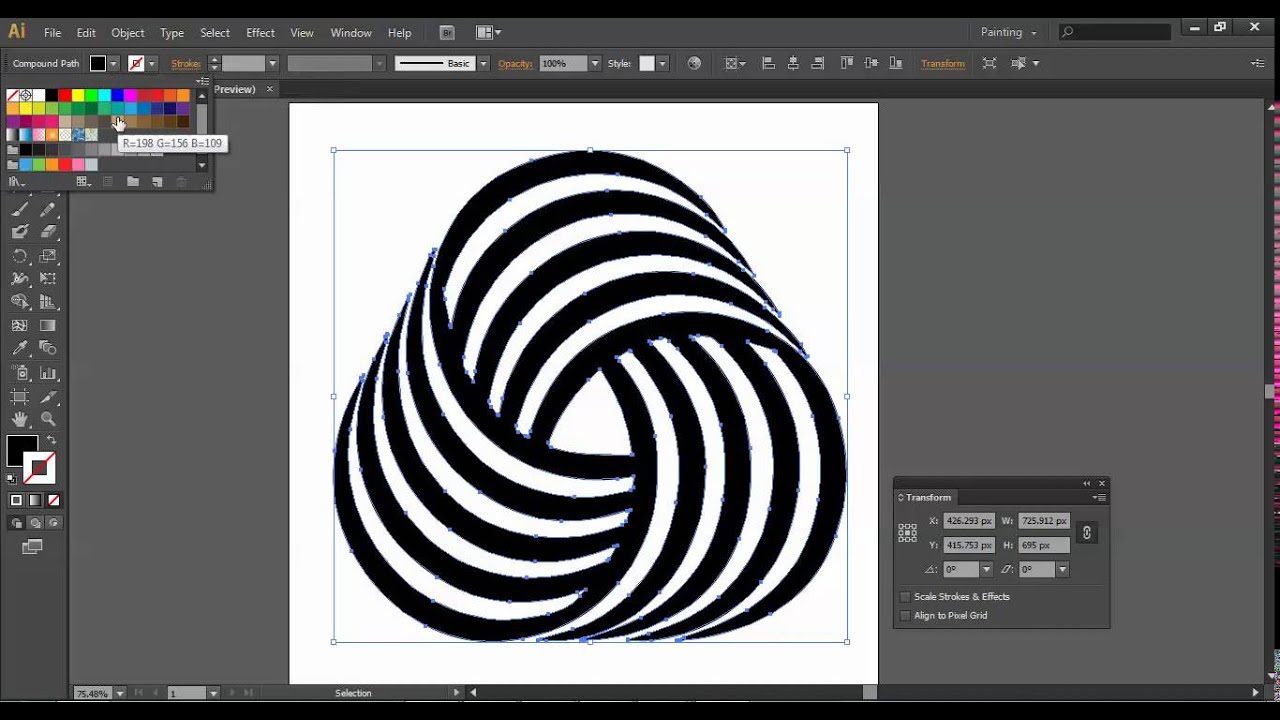 Live Trace Logo in Adobe Illustrator Video Tutorial - YouTube