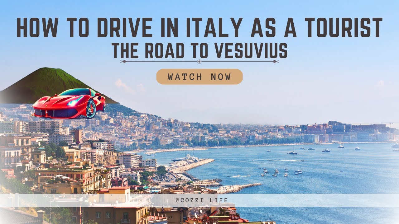 How to drive in Italy as a Tourist - the road to Vesuvius - YouTube