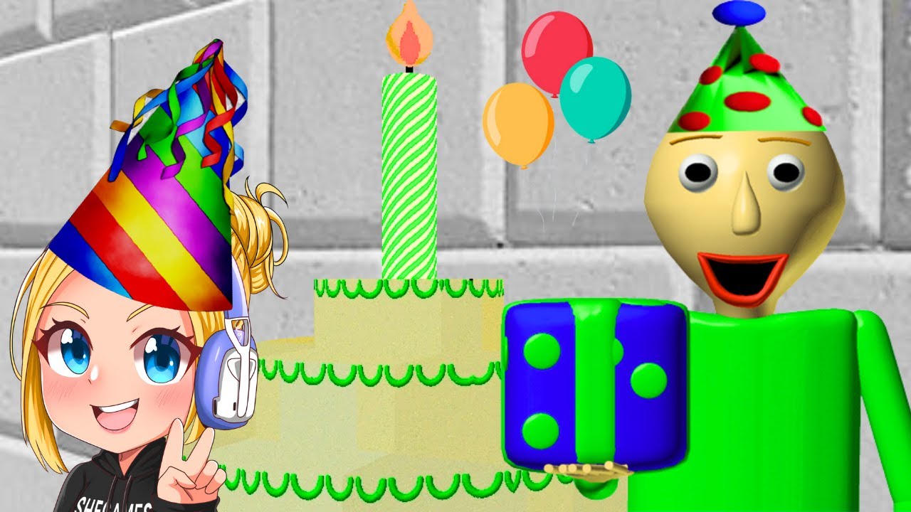 Trying Party Style - Week Of Baldi's Basics, Day 5! - YouTube