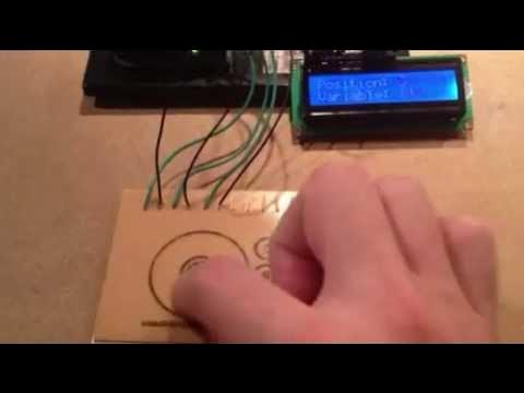 Capacitive Touch Scroll Wheel Interface - YouTube
