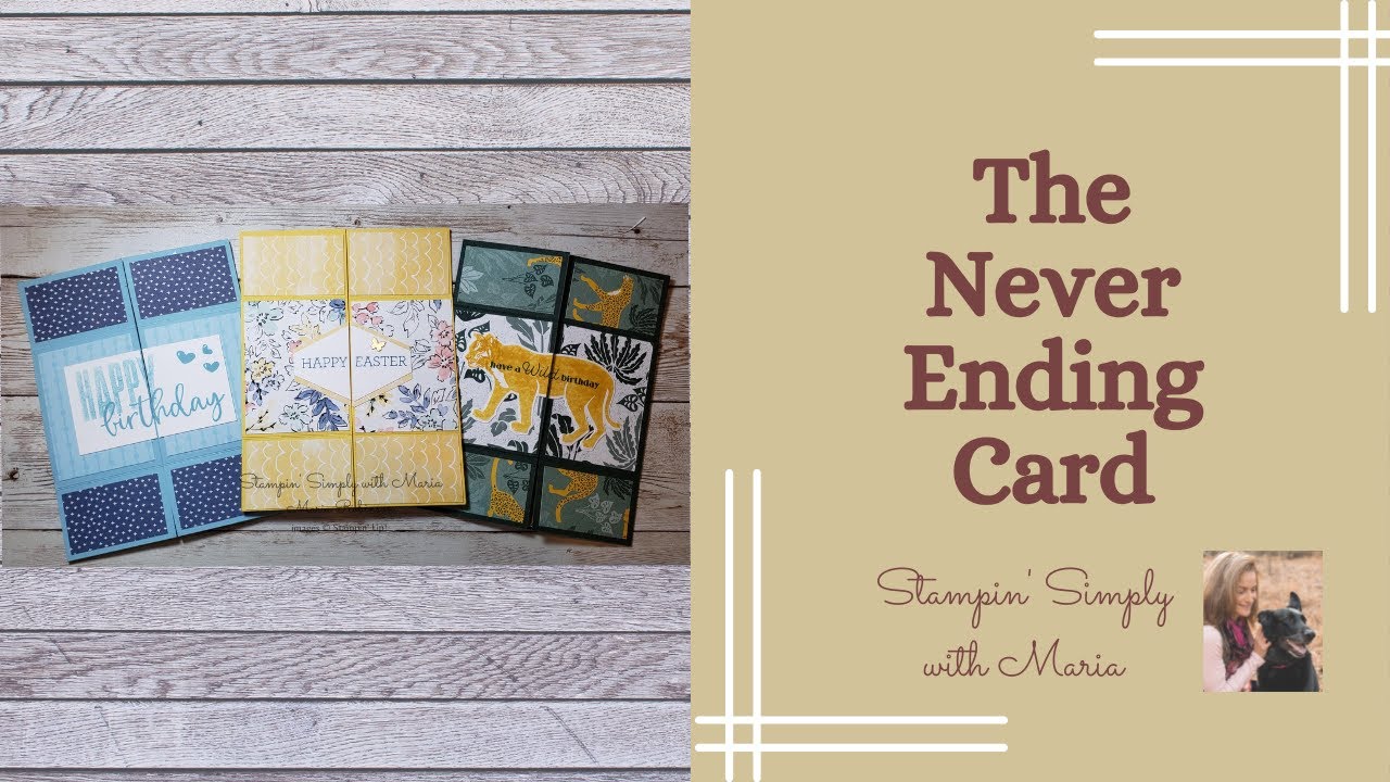 Interactive Card Never Ending Infinity Card Tutorial - YouTube