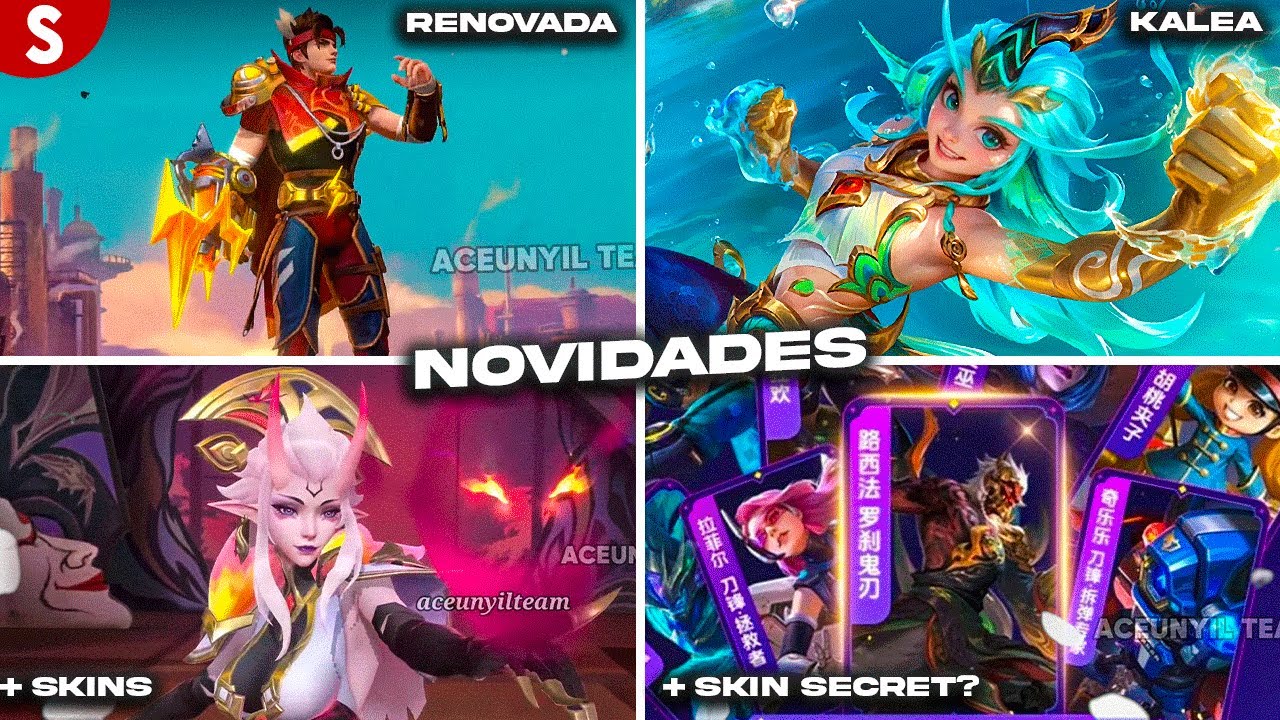 KALEA, MUITAS SKINS E REVAMP BLAZING DE NOVO | MOBILE LEGENDS - YouTube