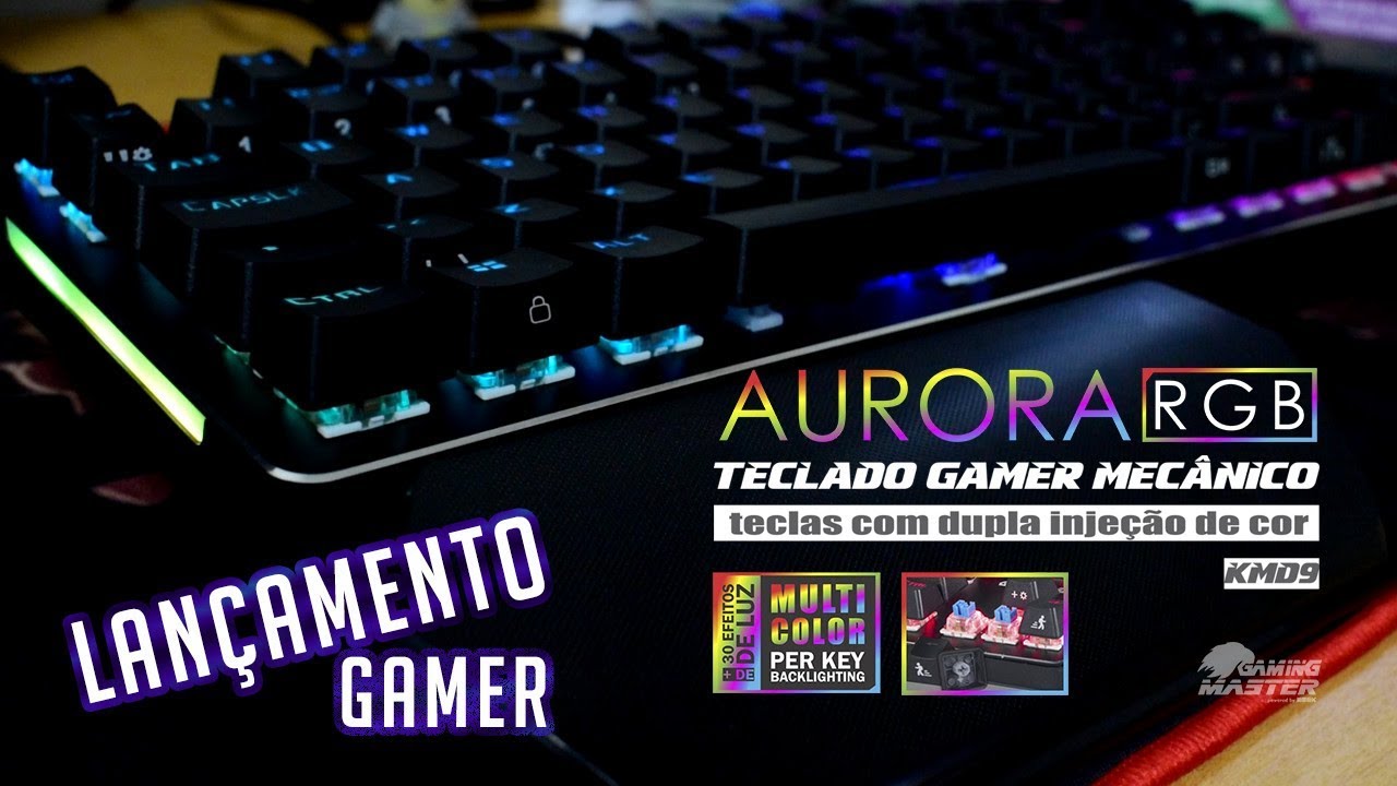 [LANÇAMENTO COM MAIS DE 30 EFEITOS LEDS] TECLADO GAMER MECÂNICO KMD9 K ...