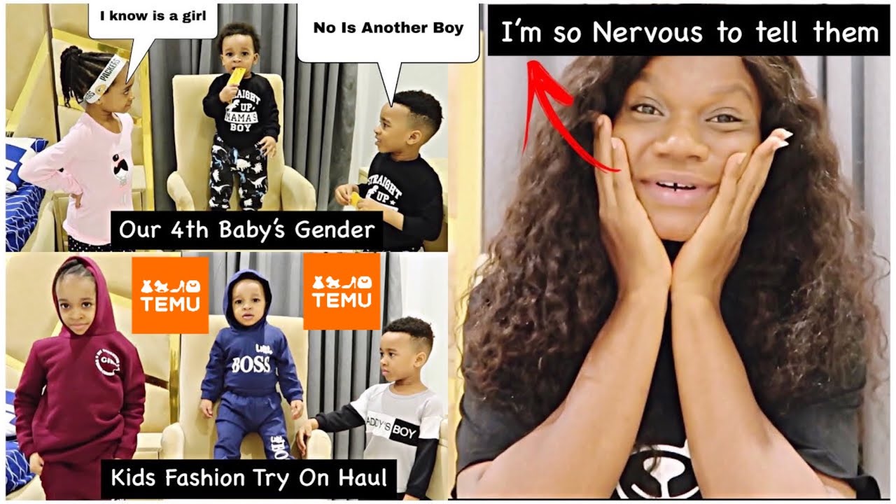 My Kids Are Modelling Now 🥰 Temu Kids Fashion Try On Haul + Finding Out ...