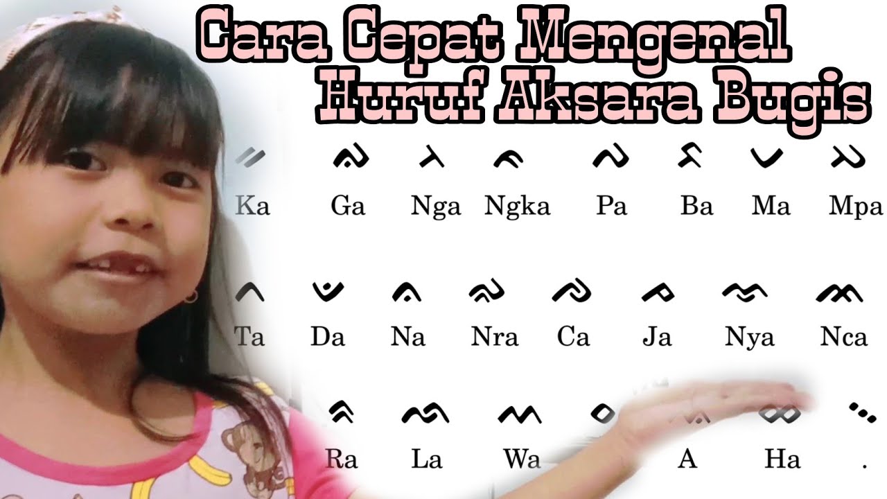 Belajar Mengenal Huruf Bahasa Daerah Bugis - YouTube