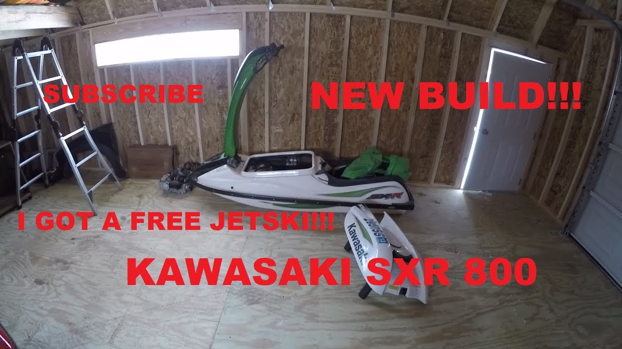 KAWASAKI SXR 800 BUILD PART 1 (stand up jet ski) - YouTube