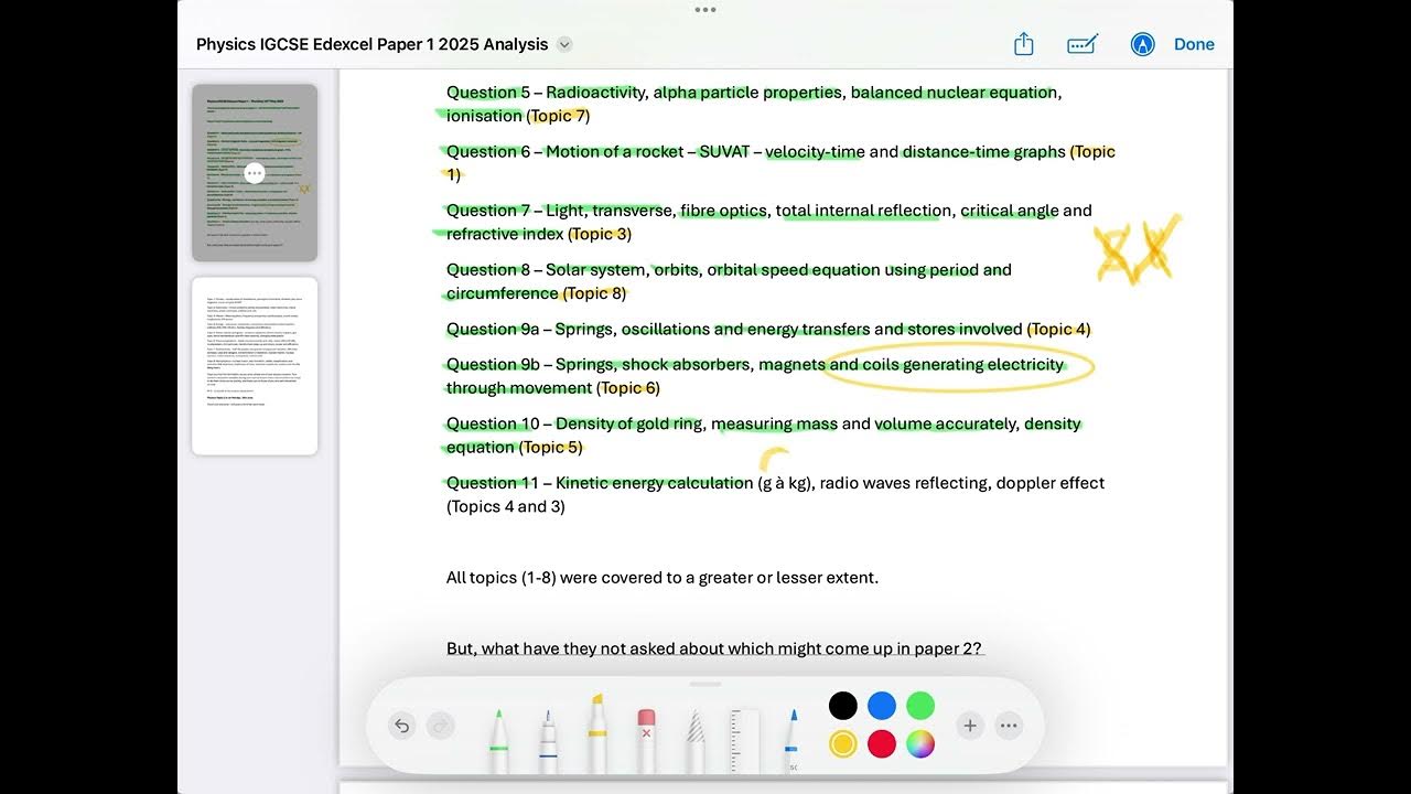 Physics Edexcel IGCSE June 2025 - P2 predictions (regional) - YouTube