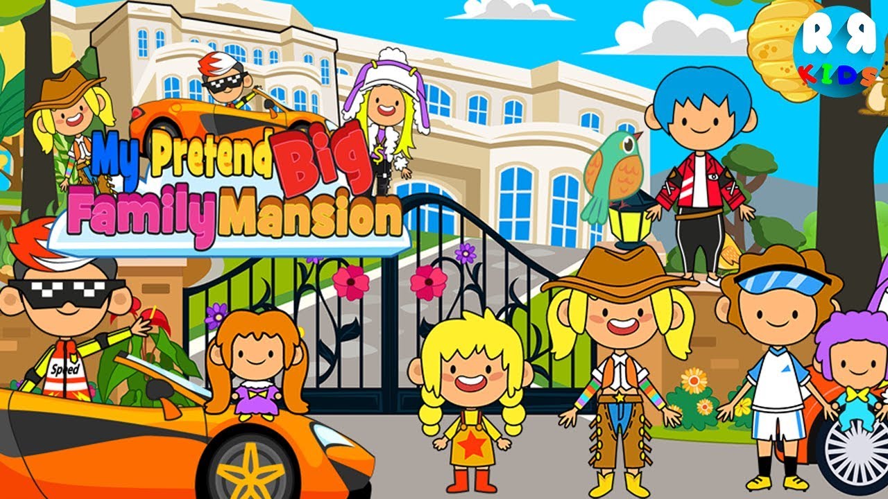 My Pretend Big Family Mansion - Massive Update to Our BIGGEST Pretend ...