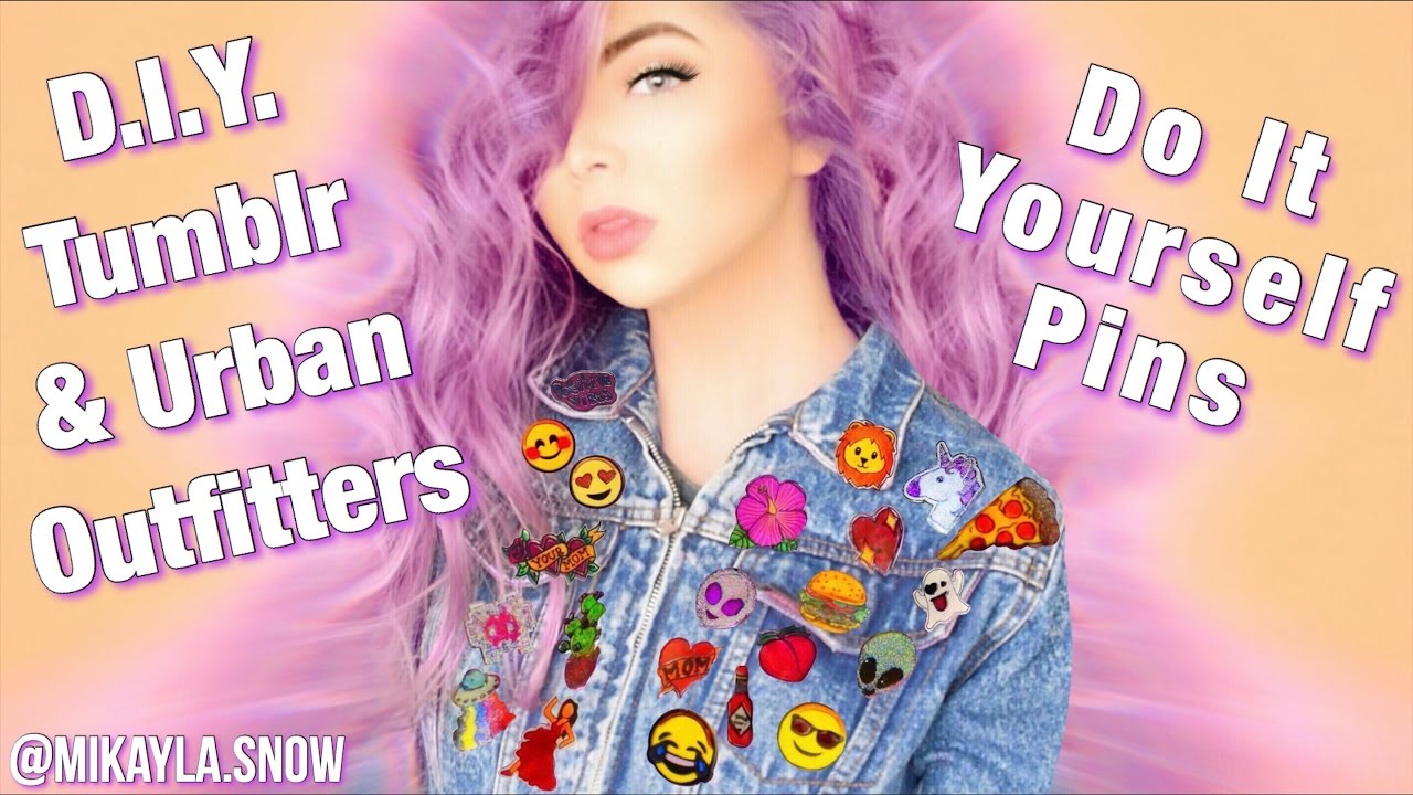 DIY: Tumblr Pins | Shrinky Dinks DIYs - YouTube