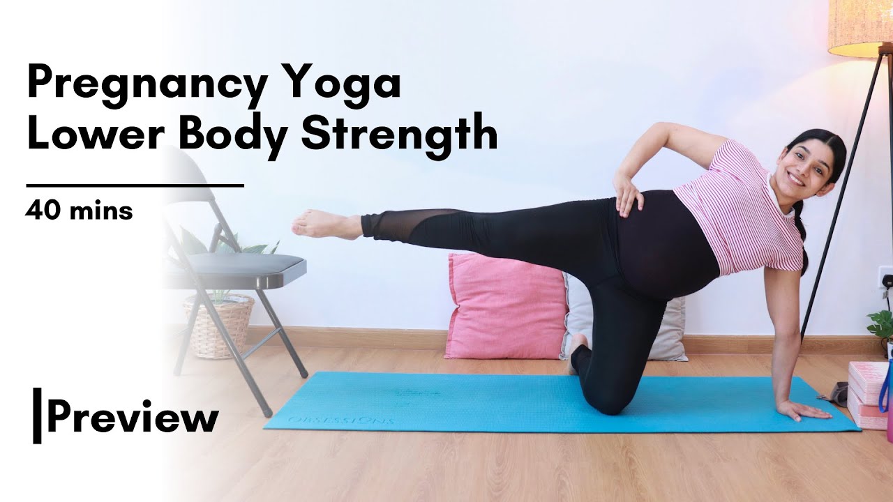 Prenatal Yoga for Lower Body Strength | Online Prenatal Yoga Program ...