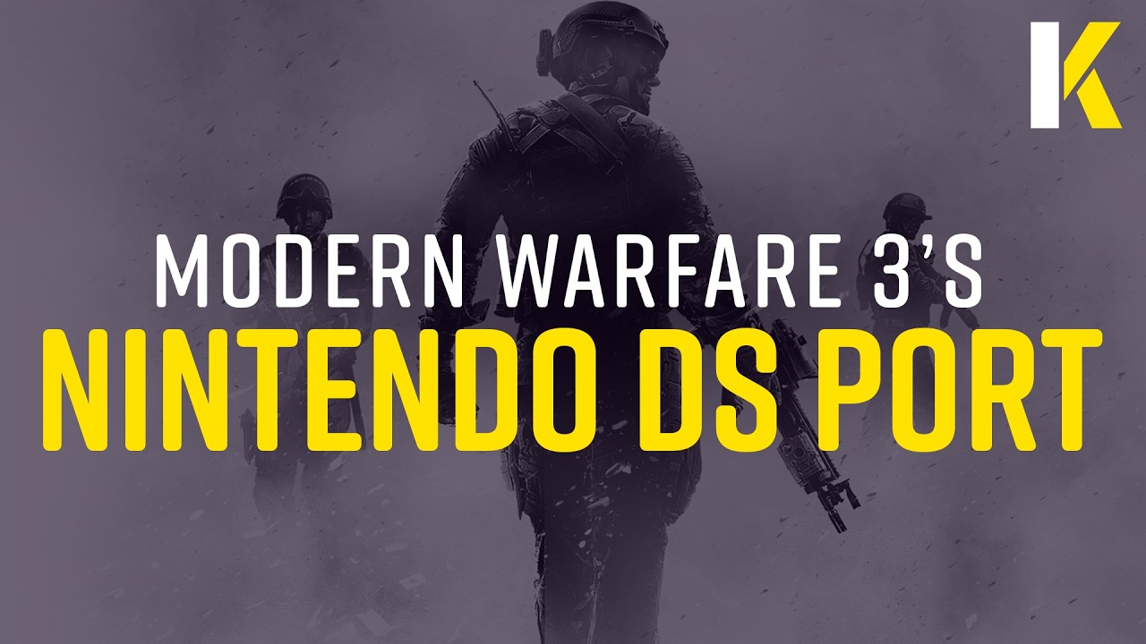 Modern Warfare 3's Surprisingly Good Nintendo DS Port - YouTube
