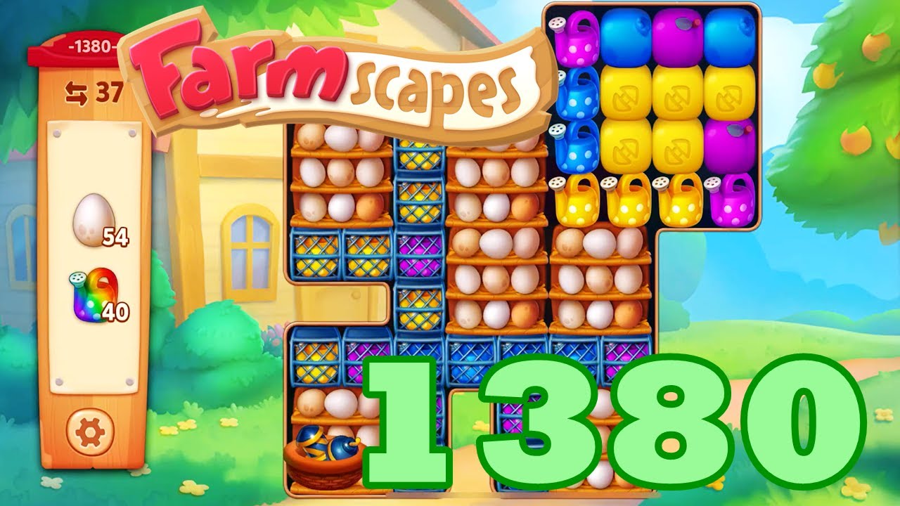 Farmscapes Level 1380 HD Gameplay Walkthrough | 3 - match game | android | ios | pc | GameGo ...