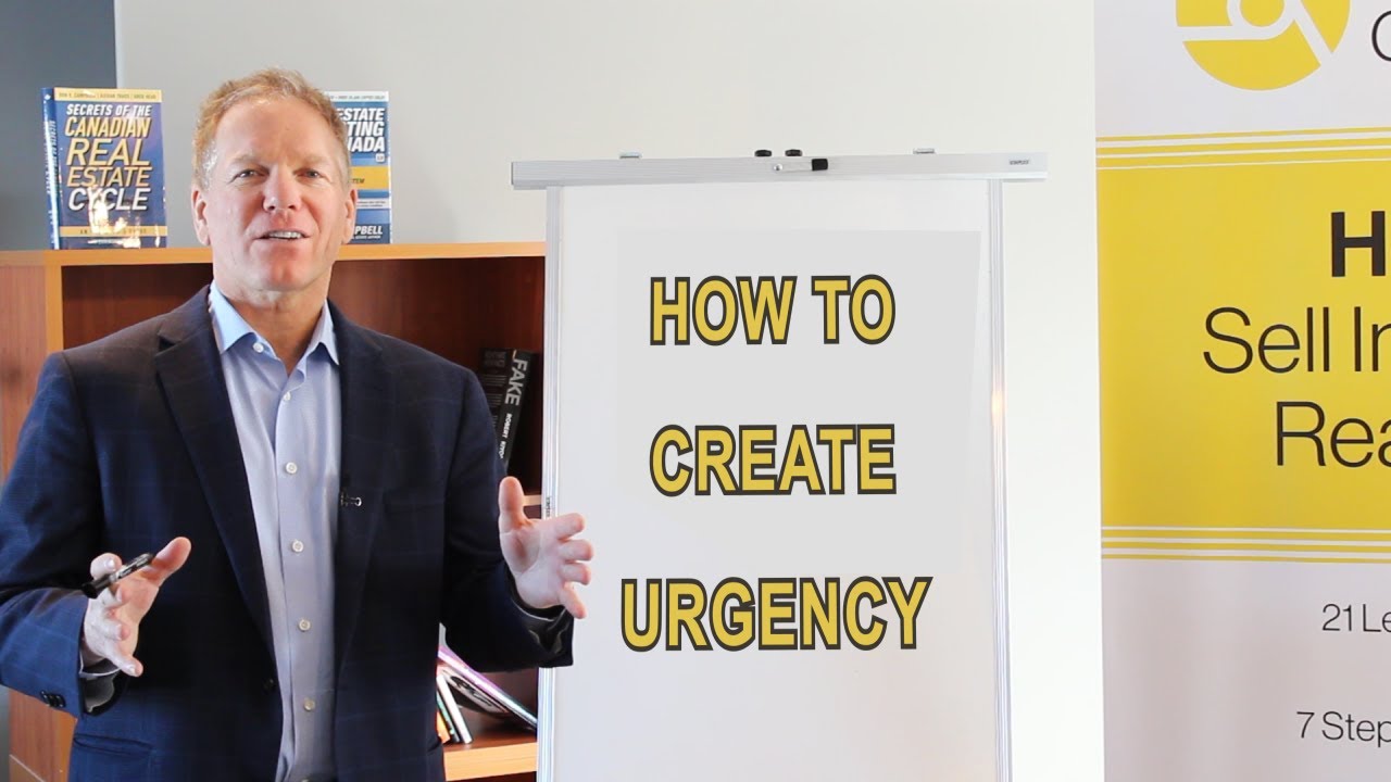 How to create urgency in your real estate sales - YouTube
