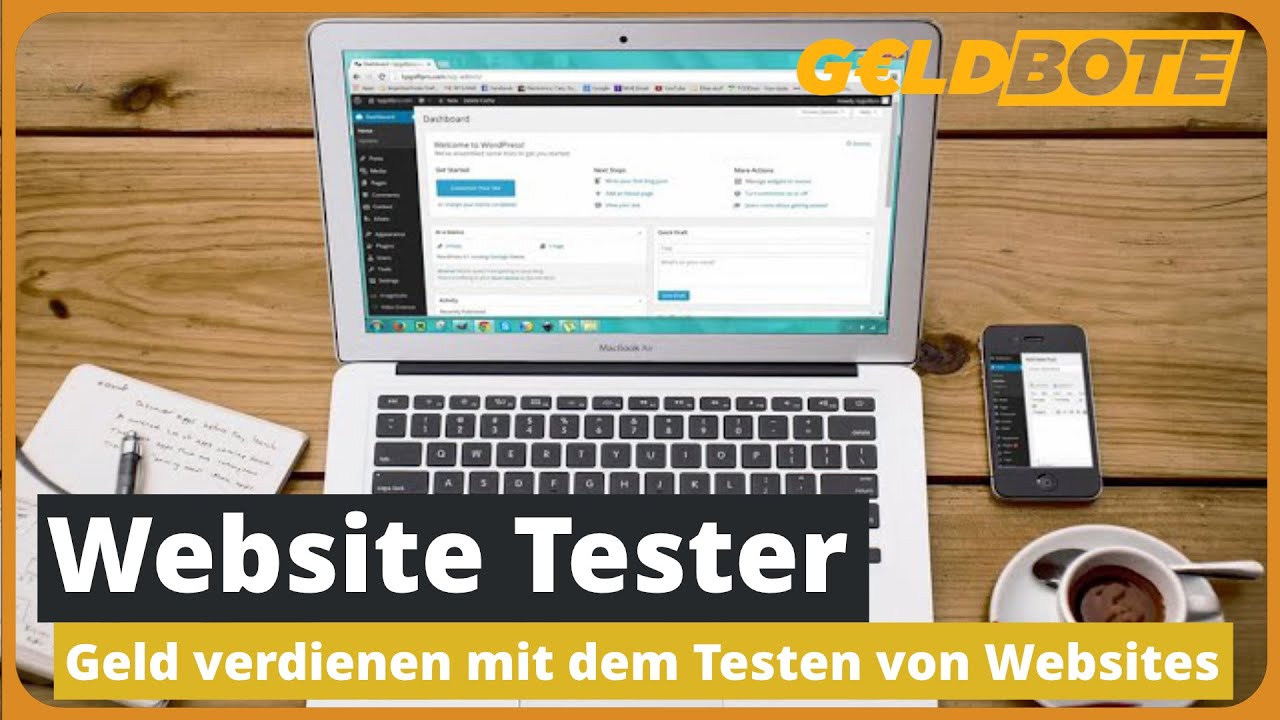 💰Website Tester – Geld verdienen mit dem Testen von Websites - YouTube