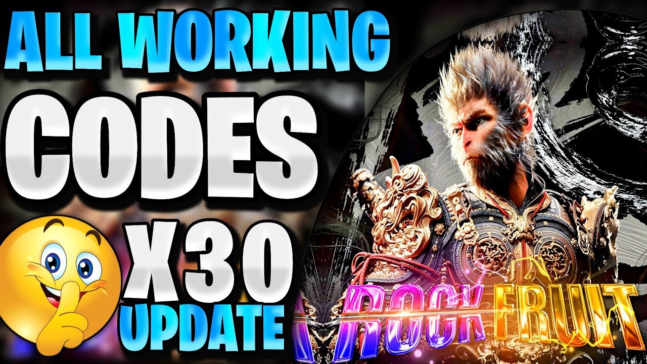 🤯*NEW* ALL WORKING X30 WUKONG UPDATE CODES FOR ROCK FRUIT! ROBLOX ROCK ...