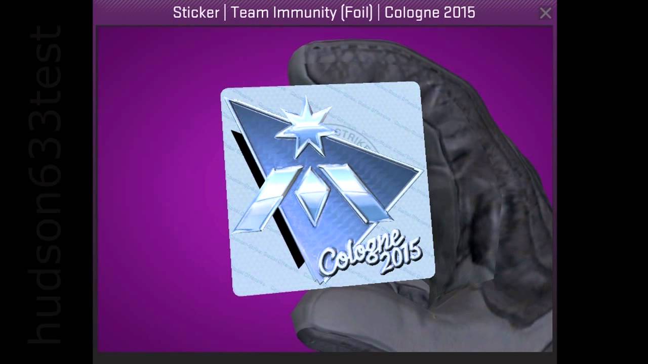 Team Immunity Cologne 2015 Foil CSGO - YouTube