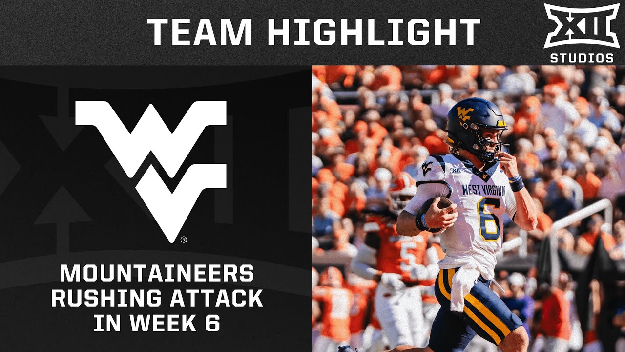 West Virginia Rushing Highlights vs. Oklahoma State - YouTube