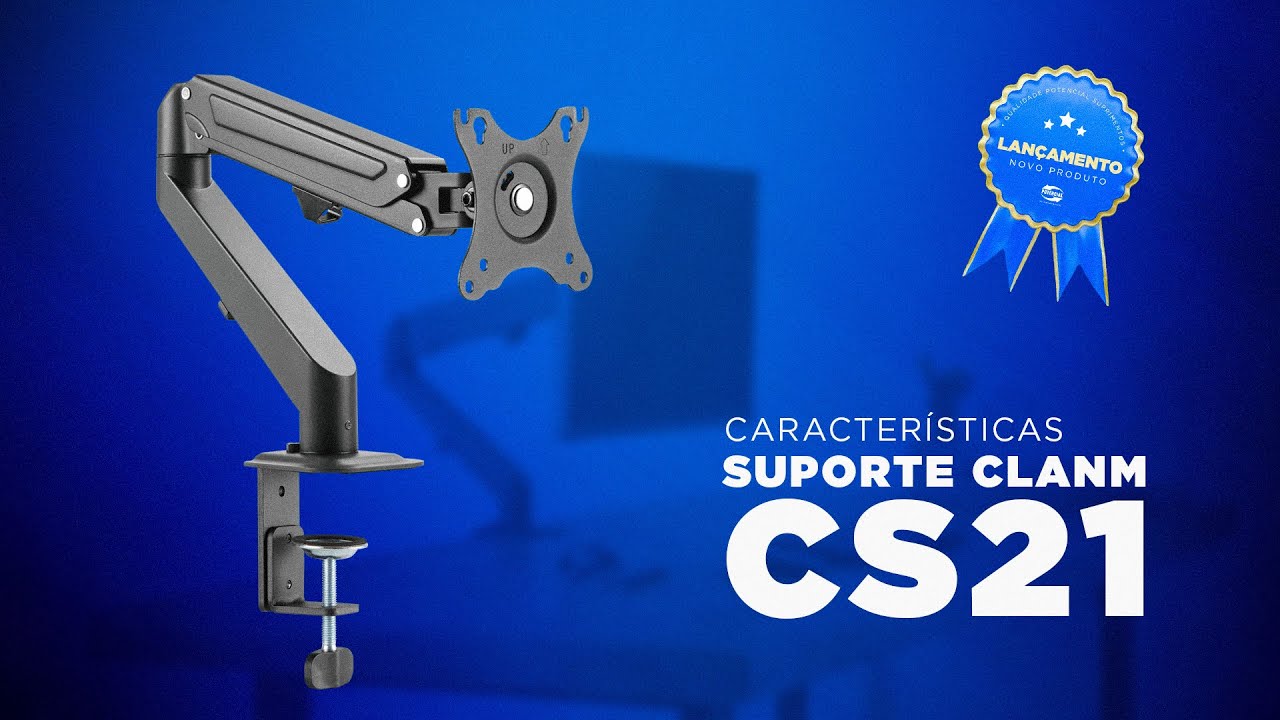 Suporte para Monitor CS21 - Clanm - Características - YouTube