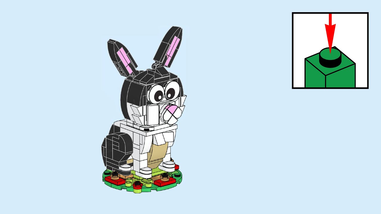 LEGO 40575, Year of the Rabbit - building instructions - YouTube