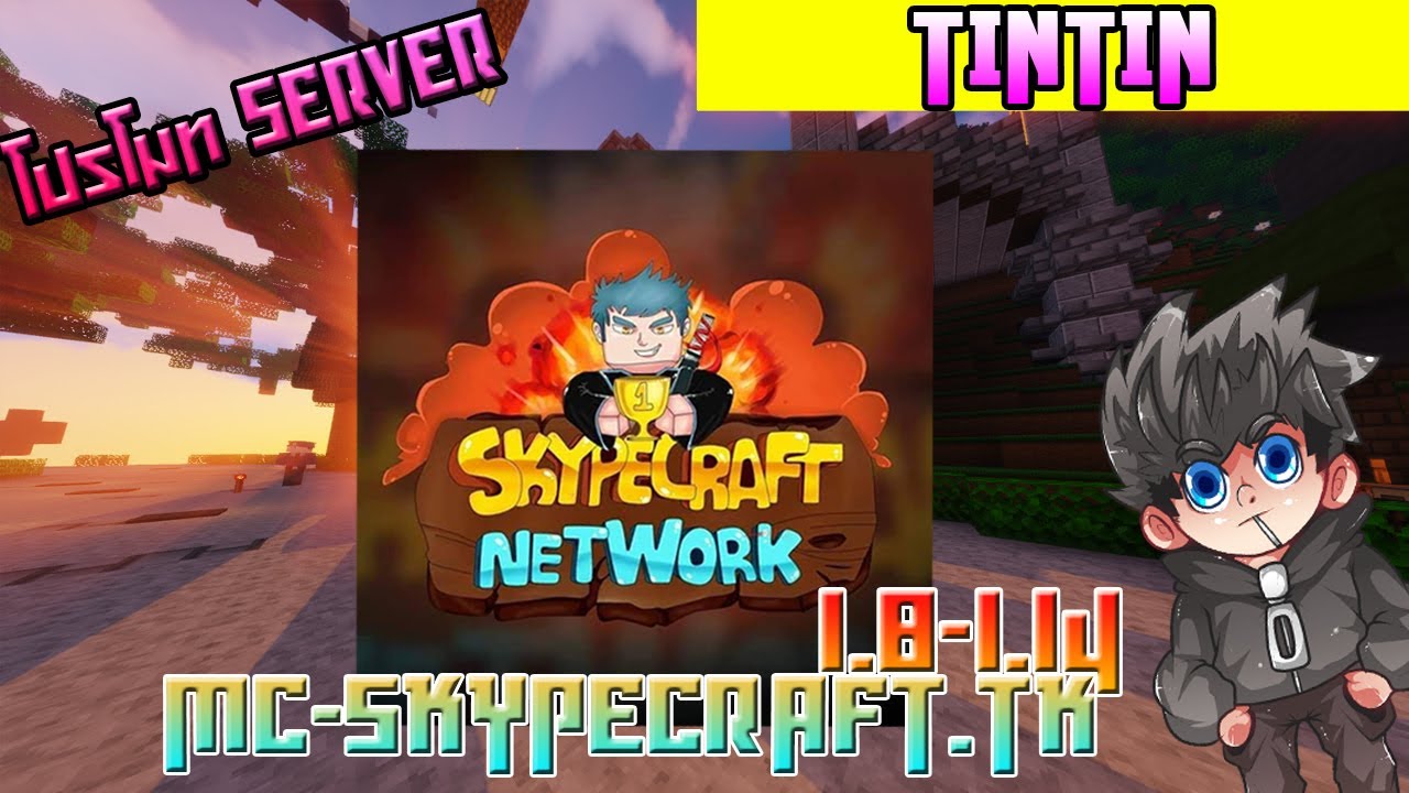 Server!!💥 Mc-Skypecraft.tk 1.8 -1 .14🌟 | Minecraft Promote💙 - YouTube