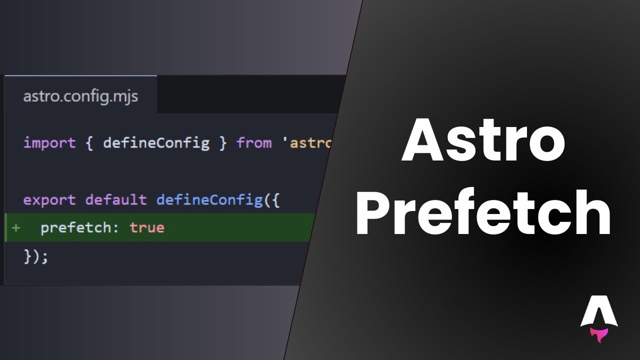 Make Your Astro Pages Load Instantly — Using Prefetch! - YouTube