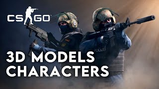 Counter Strike Global Offensive Terrorist Models