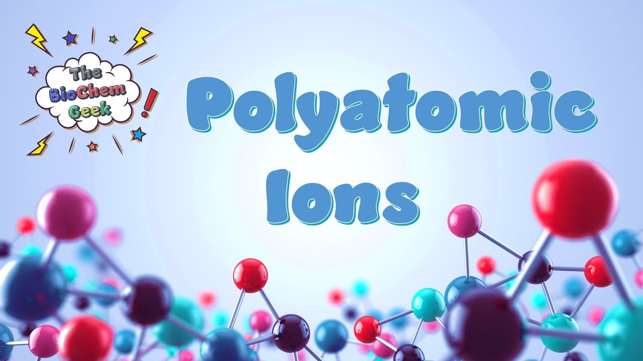 Polyatomic Ions - YouTube