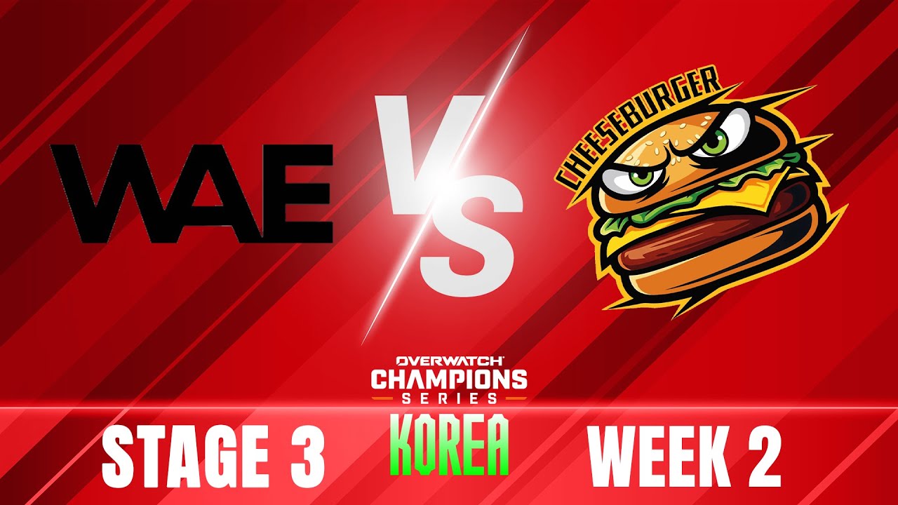 WAE vs Cheeseburger - OWCS Korea Stage 3 Regular Season - YouTube