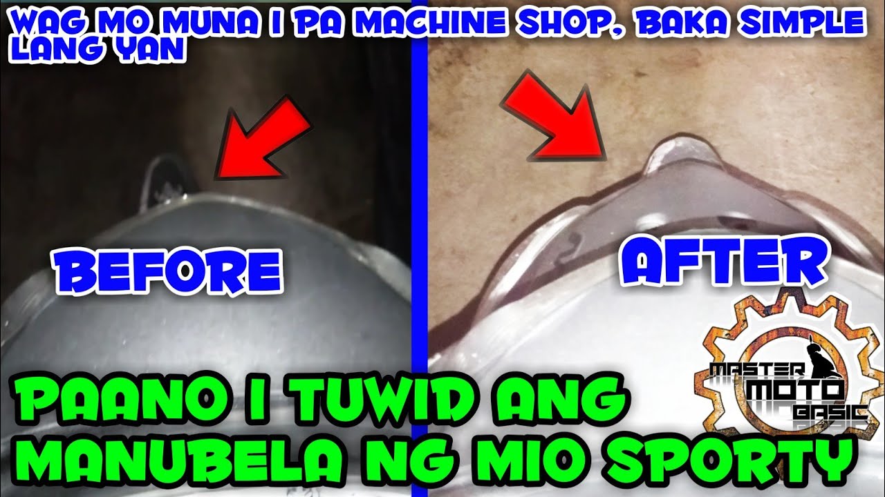PAANO ITUWID ANG MANUBELA NG MIO SPORTY | Master Moto Basic - YouTube
