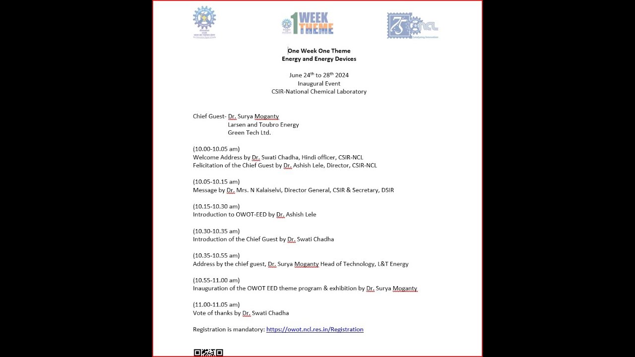 One Week One Theme 2024 - YouTube