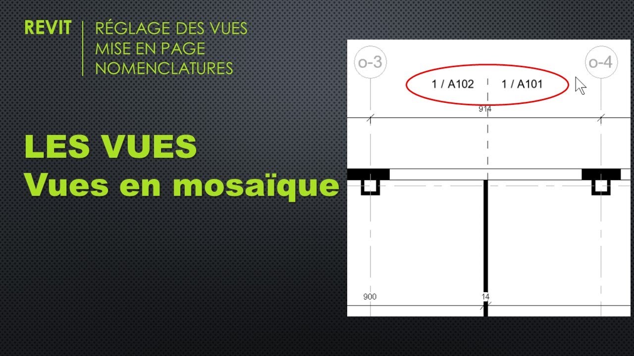 Créer des vues en mosaïque dans REVIT - YouTube